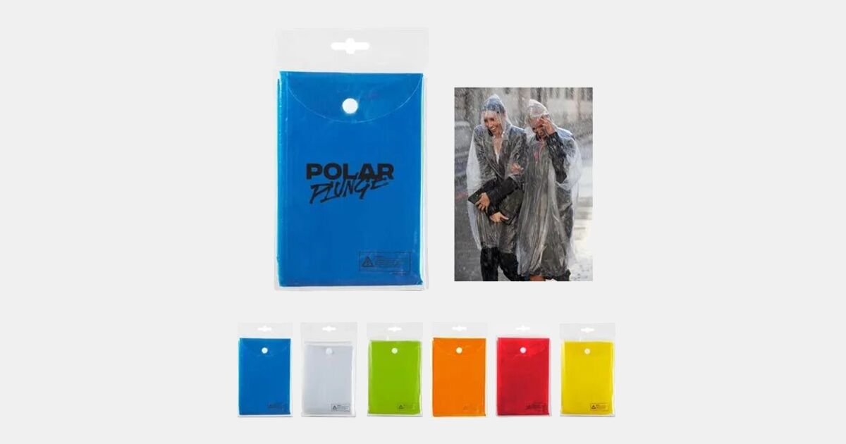 Custom Imprinted Rain Poncho with your logo | MiniThrowBalls.com