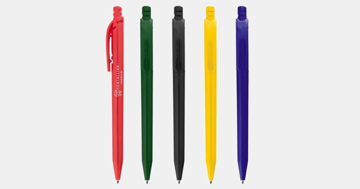 Custom Printed Raya Pen with your logo | MiniThrowBalls.com