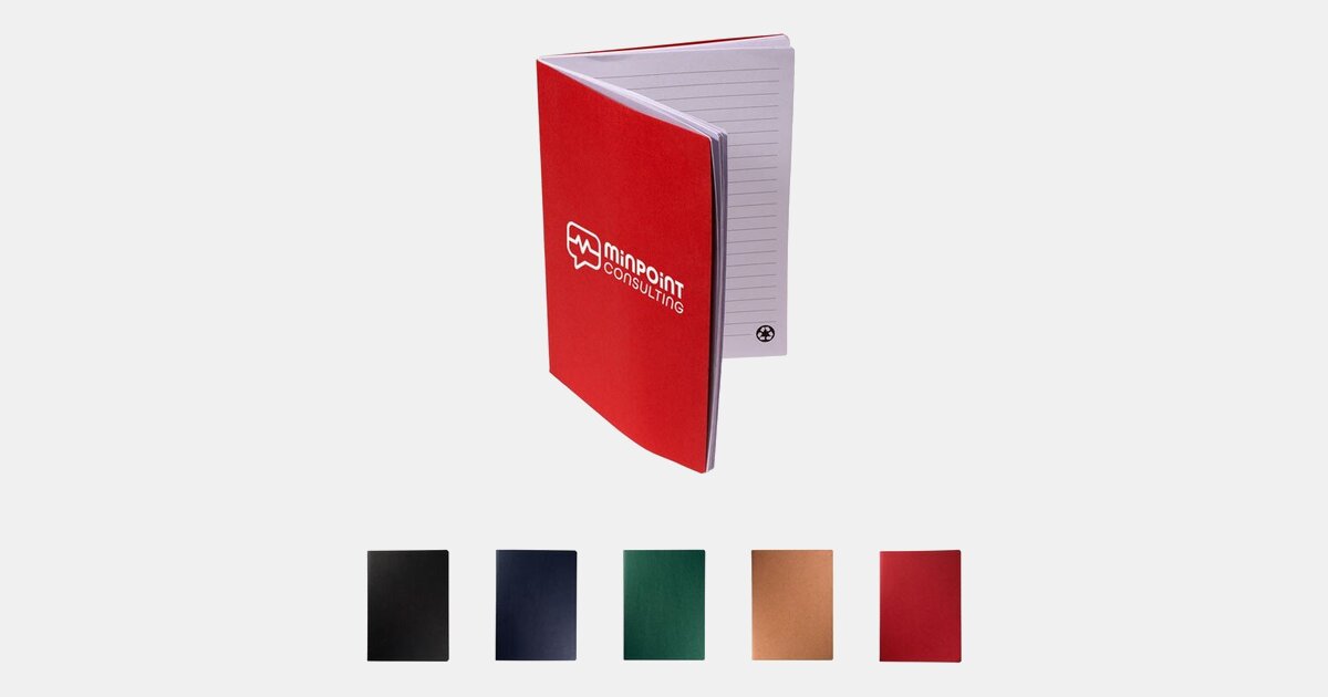 Recycled Paper Notepad with your logo | MiniThrowBalls.com