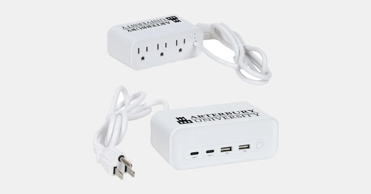 Custom Relay 5 Ft. Charging Station w/ Type-C USB & AC Outlets with ...