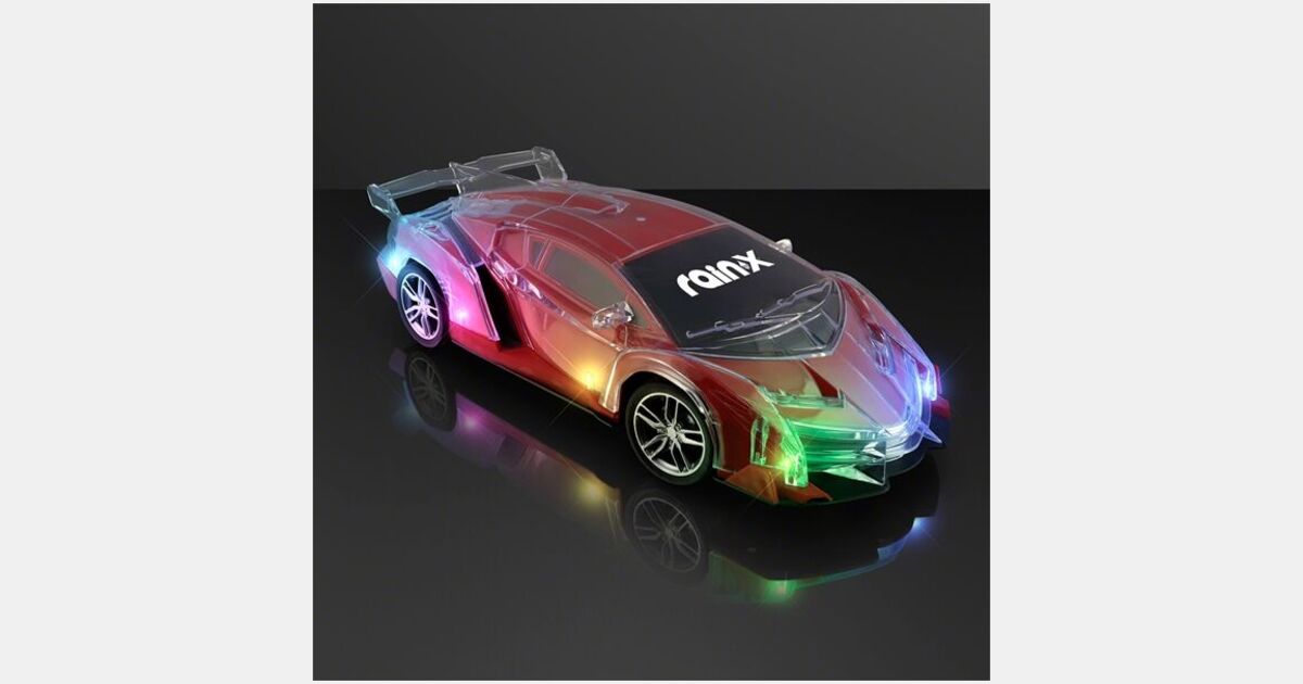 Custom Printed Remote Control Race Car, Light Up Toys with your logo ...