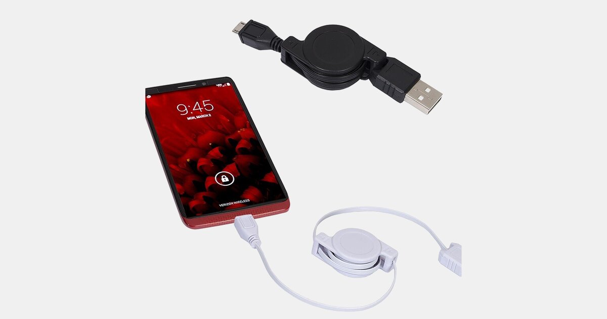 Promotional Retractable Usb Cable Adapter with your logo ...