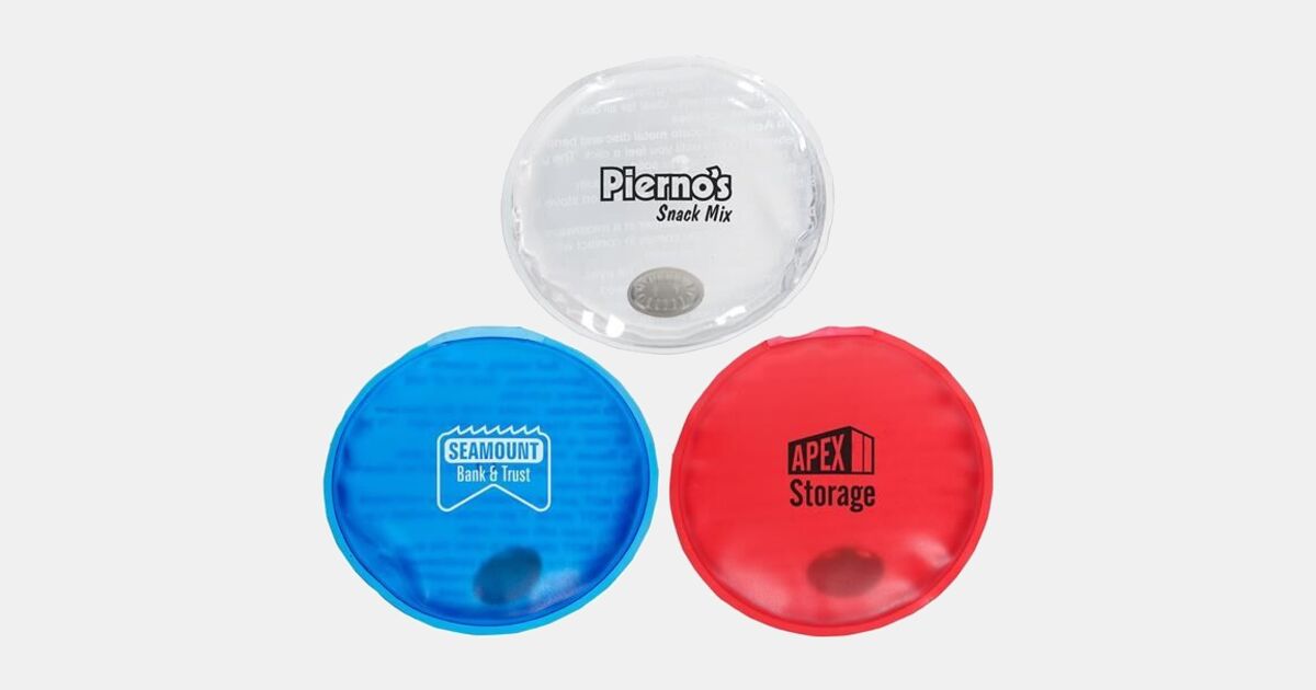 Imprinted Reusable Magic Hand Warmer Round with your logo ...
