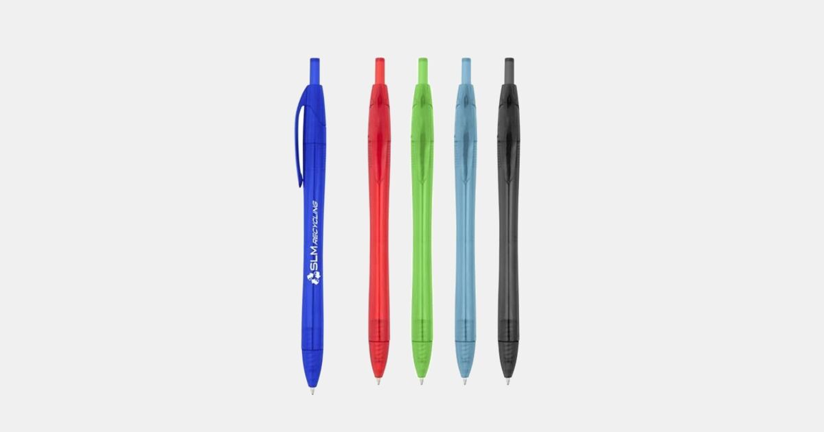 Custom Printed RPET Dart Pen with your logo | MiniThrowBalls.com