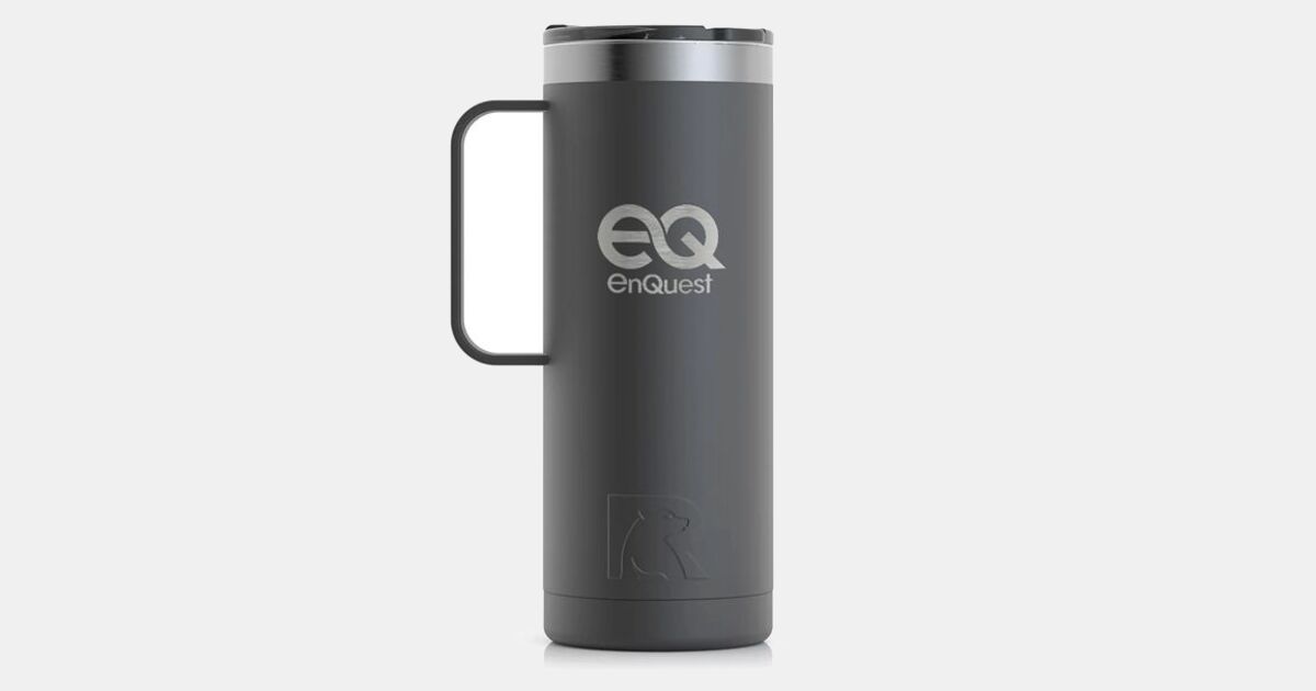 Custom Laser Engraved RTIC Travel Coffee Cup 20 oz with your logo ...