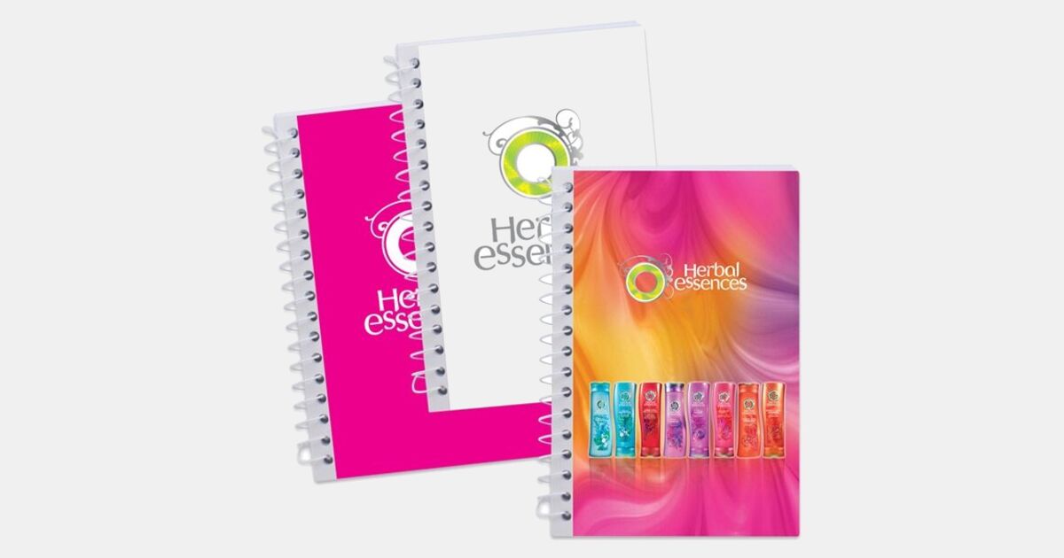 Full Color SimpliColor Side Bound Flip Pad with your logo ...