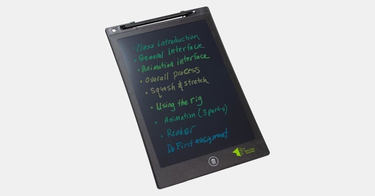Marketing Slate 10" - Lcd Memo Board with your logo | MiniThrowBalls.com