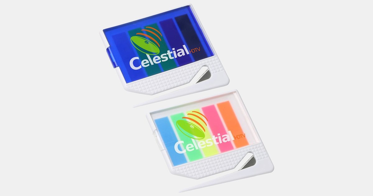 Slice N Tag Custom Imprinted Sticky Flags Letter Opener ...