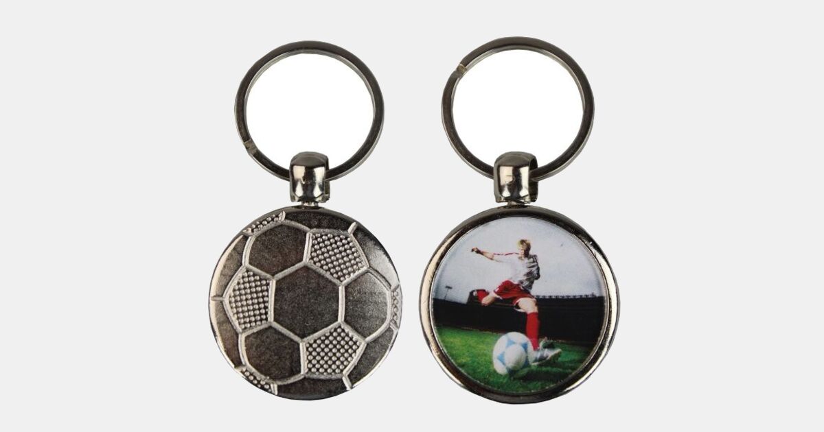 Soccer Ball Keytag with your logo | MiniThrowBalls.com