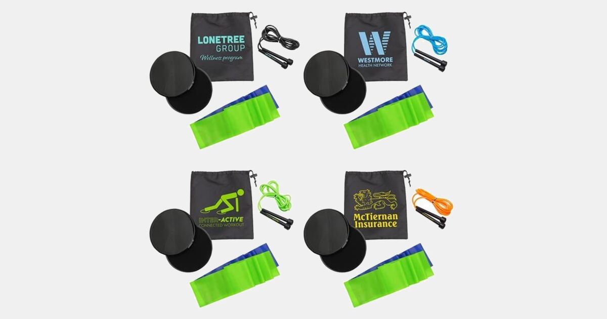 Sport Fitness Gift Set with your logo | MiniThrowBalls.com