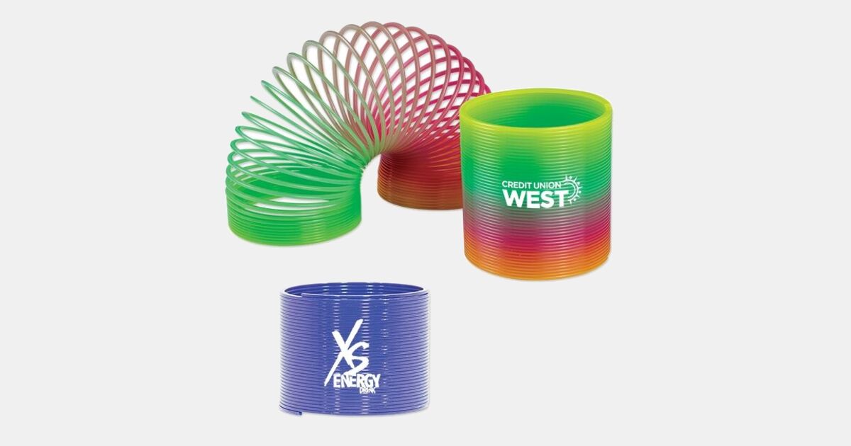 Spring Coil with your logo | MiniThrowBalls.com