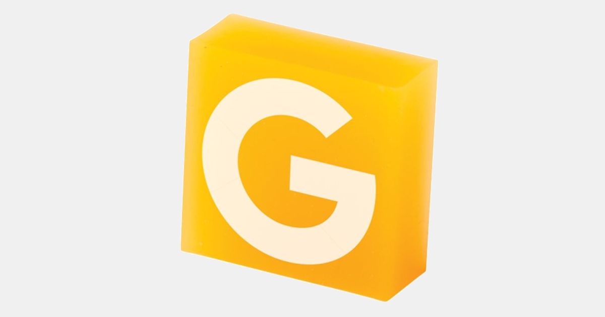 Square Translucent Erasers with your logo | MiniThrowBalls.com