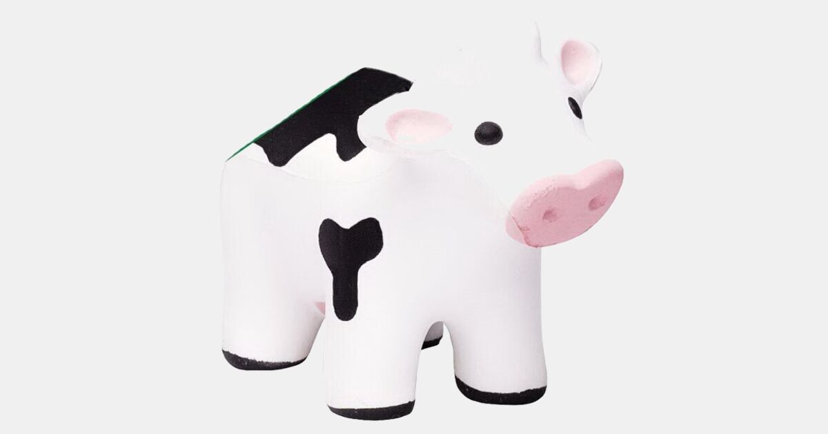Promotional Squeezies Cow (With Sound) Stress Reliever with your logo ...