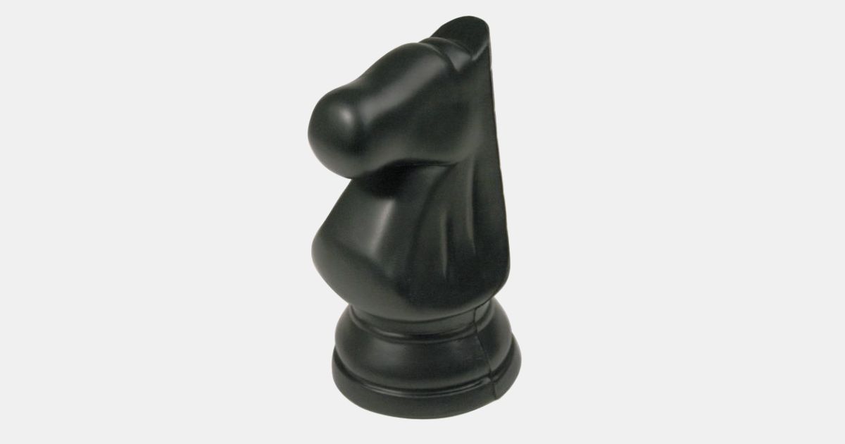 Imprinted Squeezies Knight Chess Piece Stress Reliever with your logo ...