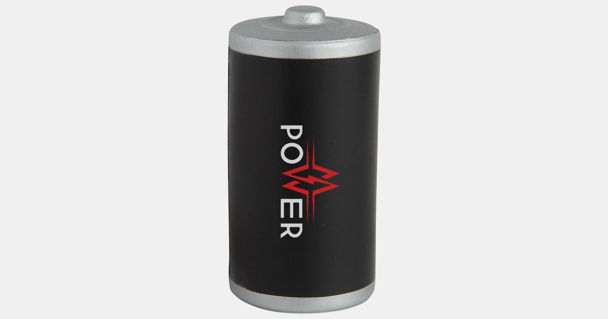 Custom Squeezies (R) Battery Stress Reliever with your logo ...