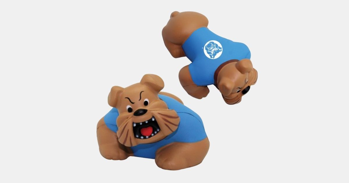 Custom Squeezies (R) Bull Dog Stress Reliever with your logo ...