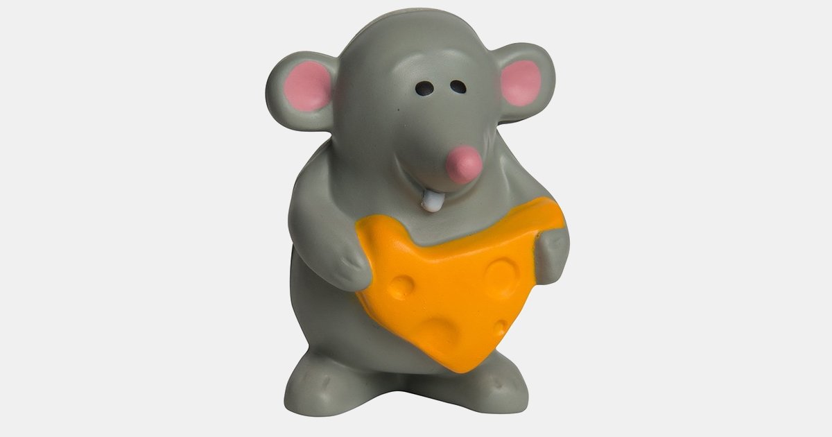 Imprinted Squeezies (R) Mouse Stress Reliever with your logo ...