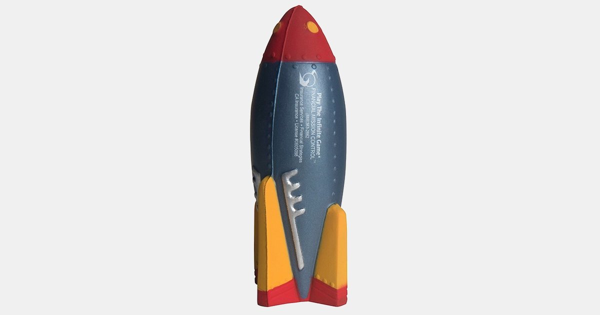 Imprinted Squeezies (R) Rocket Stress Reliever with your logo ...
