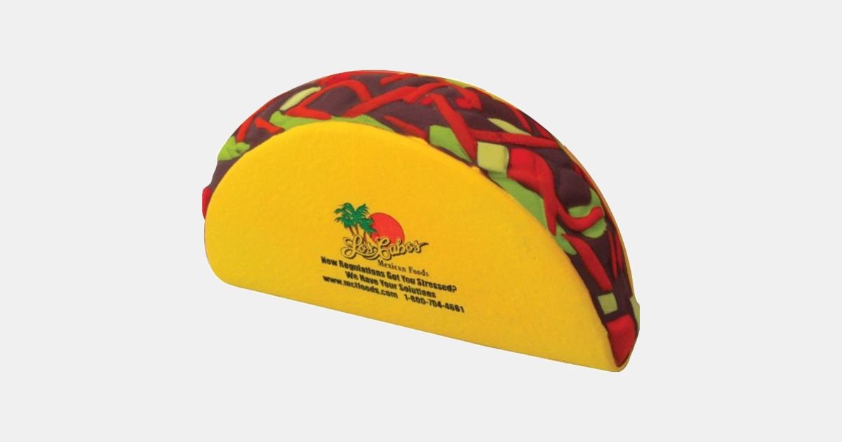Imprinted Squeezies Taco Stress Reliever with your logo ...