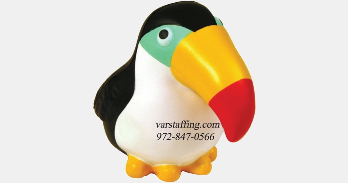 Imprinted Squeezies (R) Toucan Stress Reliever with your logo ...