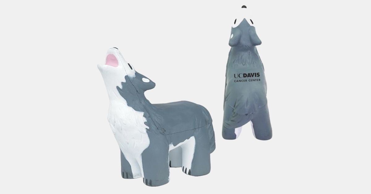 Imprinted Squeezies (R) Wolf Stress Reliever with your logo ...