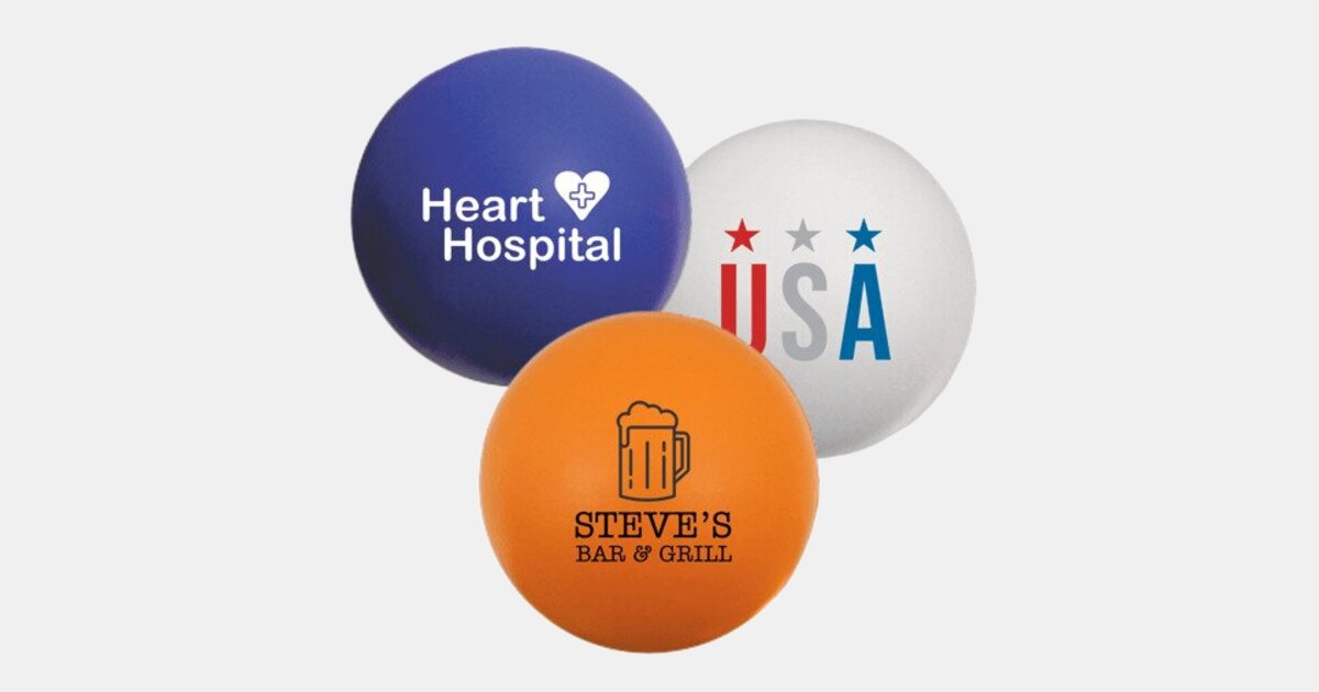 Imprinted Squishy Squeeze Memory Foam Stress Reliever with your logo ...