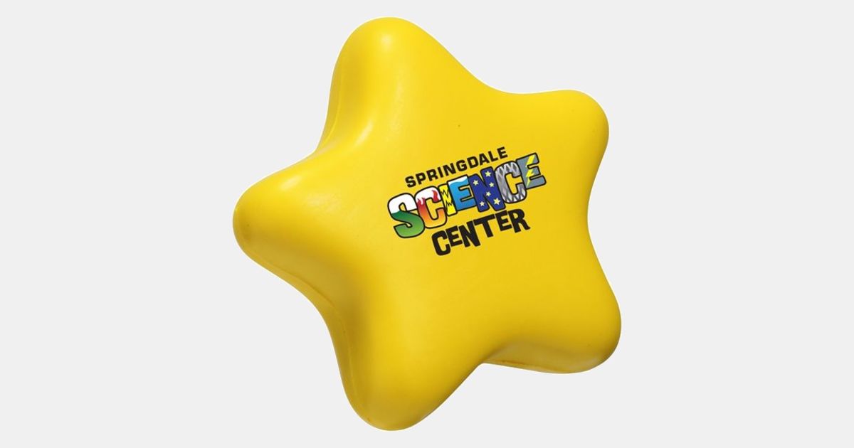 Custom Printed Squishy (TM) Star Slo-Release with your logo ...