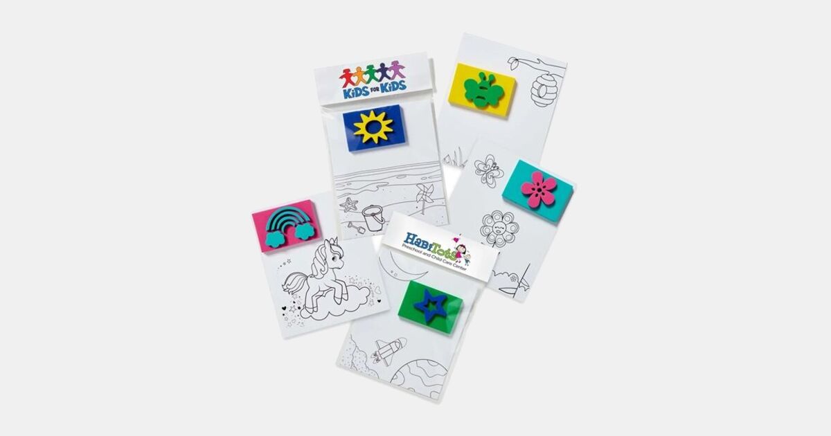 Custom Imprinted Stamp Activity Kit Full Color with your logo ...