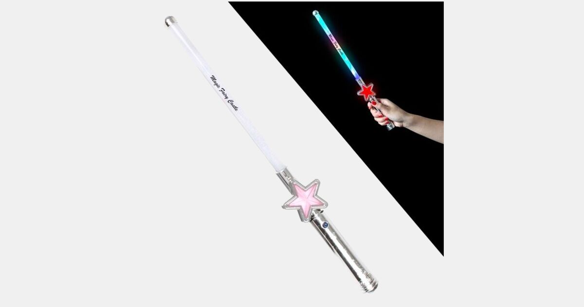 Custom Printed Star Wand with your logo | MiniThrowBalls.com