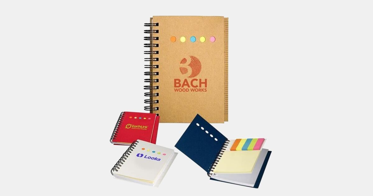 Eco Friemdly Sticky Book With Ruler with your logo | MiniThrowBalls.com