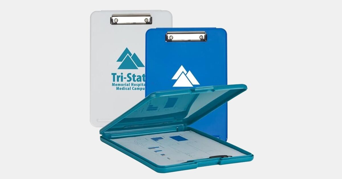 Storage Clipboard with your logo | MiniThrowBalls.com