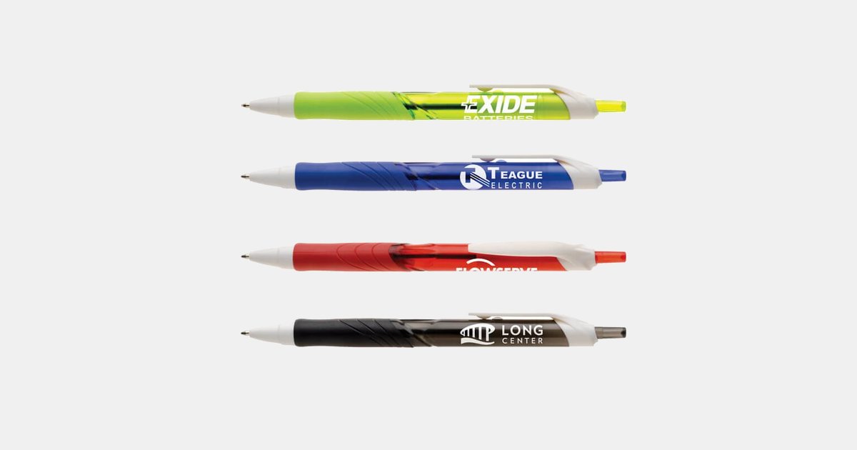 Streamglide (TM) Pen with your logo | MiniThrowBalls.com