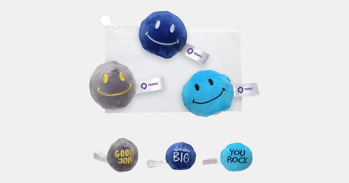 Stress Buster 3-Piece Gift Set with your logo | MiniThrowBalls.com