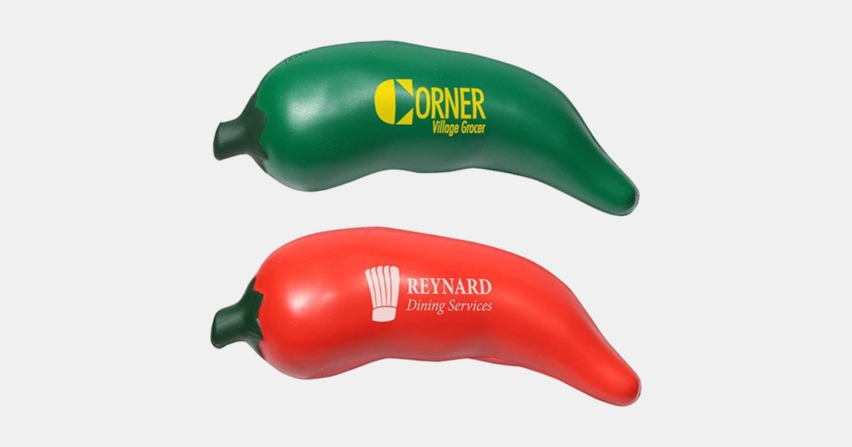 Stress Ball Chili Pepper | MiniThrowBalls.com