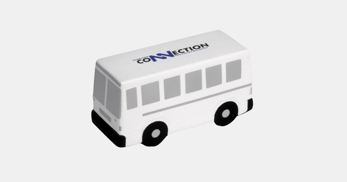 Stress Ball City Bus | MiniThrowBalls.com