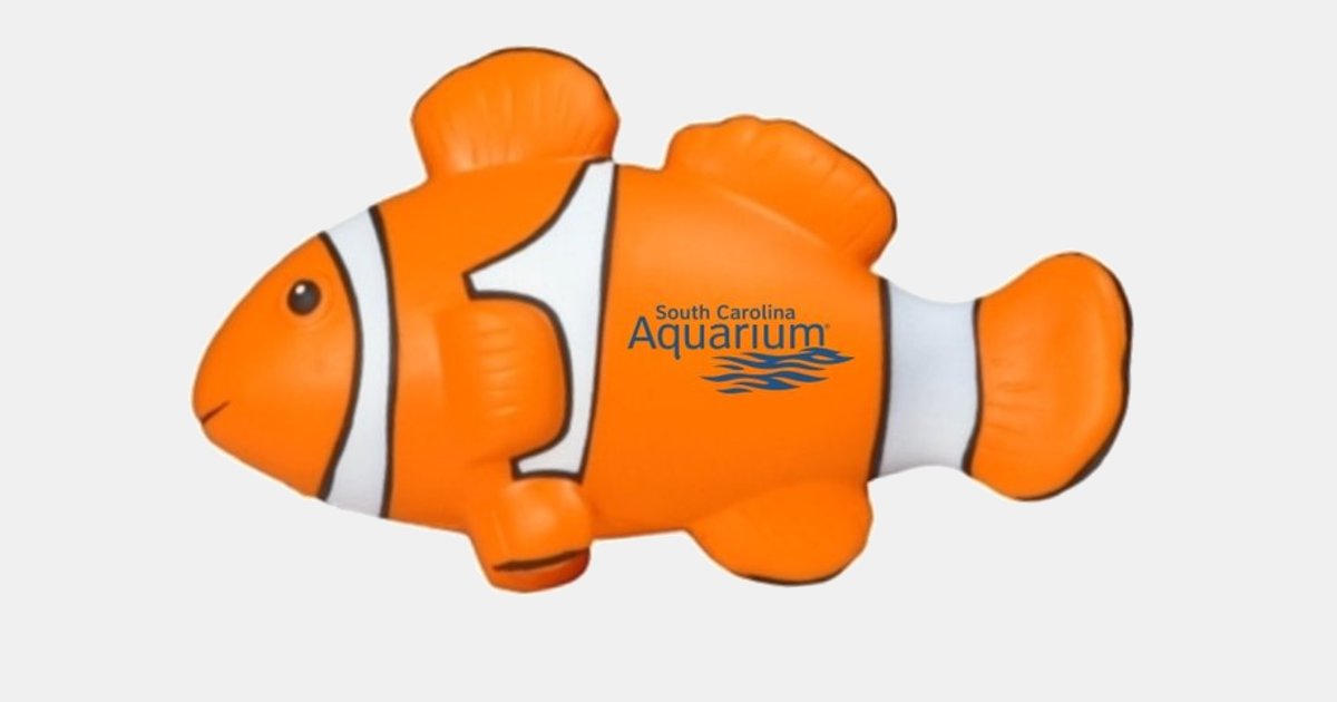 Stress Ball Clown Fish | MiniThrowBalls.com