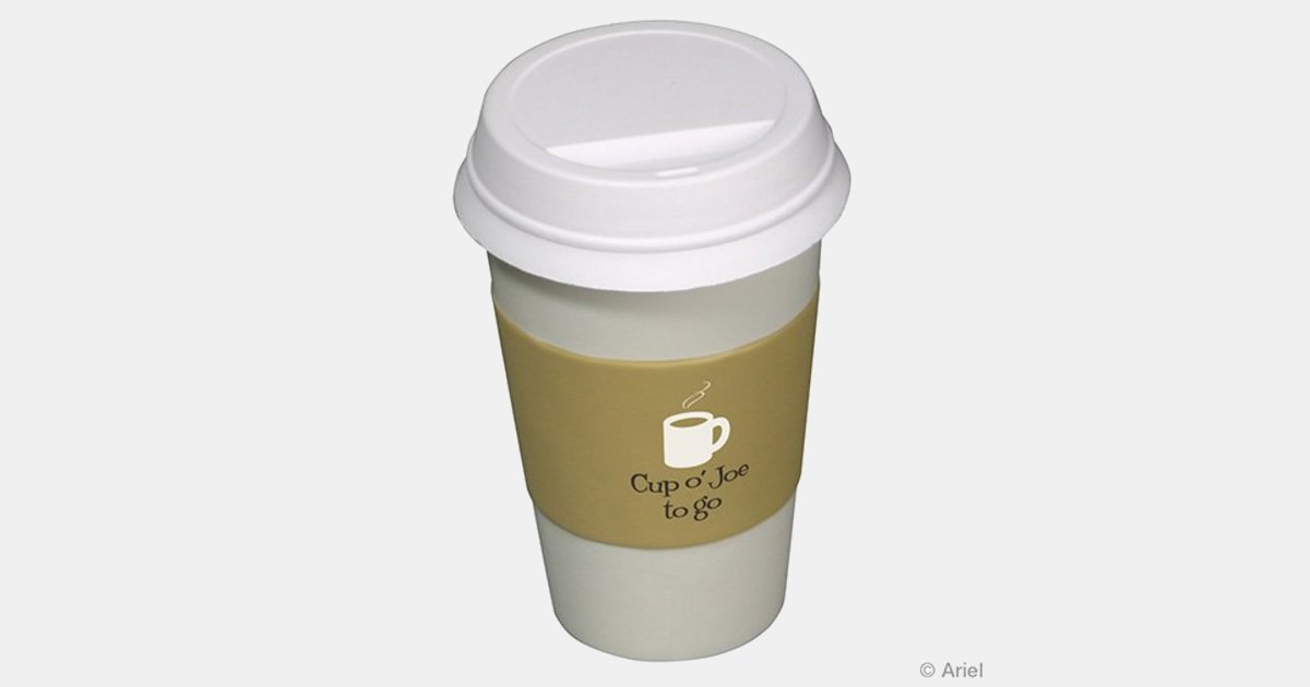 Stress Ball Coffee Cup To Go | MiniThrowBalls.com