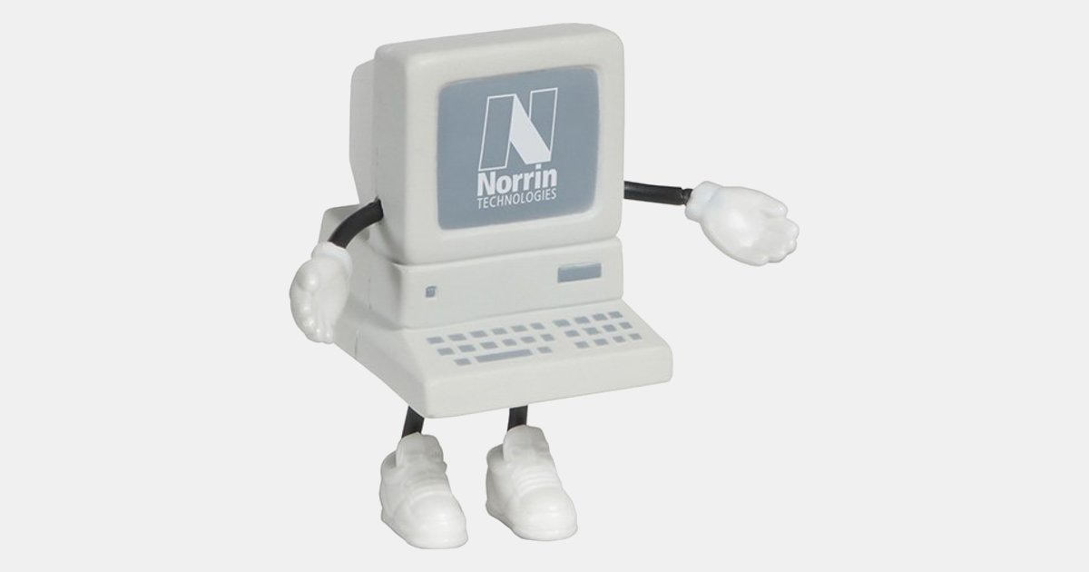 Stress Ball Computer Figure | MiniThrowBalls.com