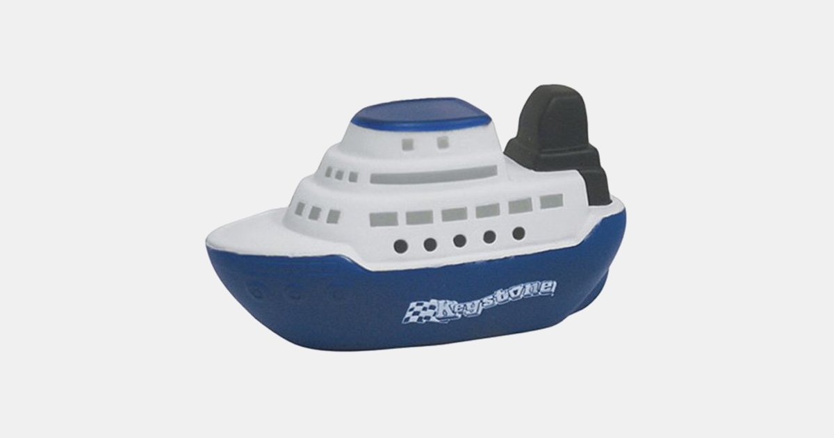 Stress Ball Cruise Boat | MiniThrowBalls.com