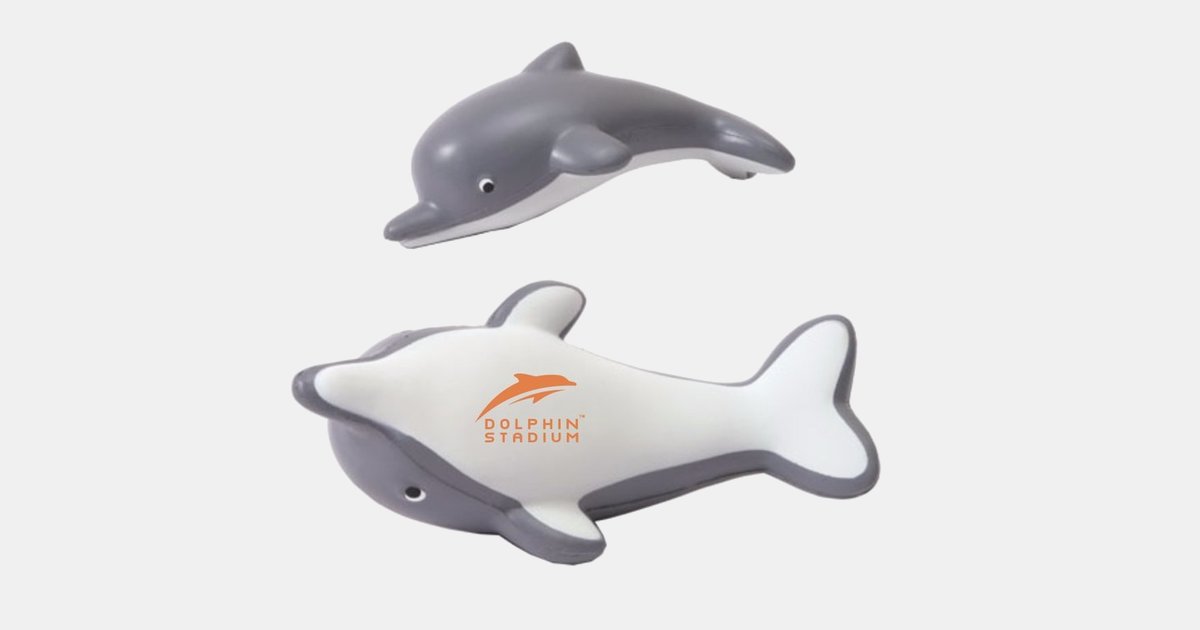 Stress Ball Dolphin | MiniThrowBalls.com