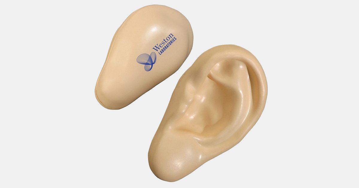 Stress Ball Ear | MiniThrowBalls.com