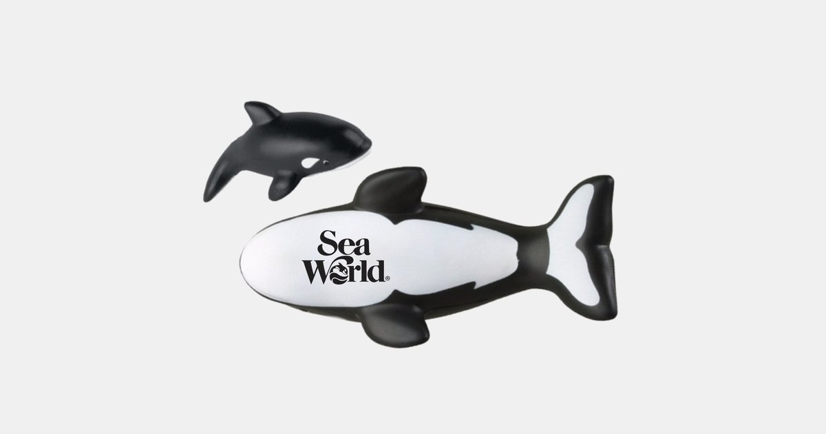 Stress Ball Killer Whale | MiniThrowBalls.com