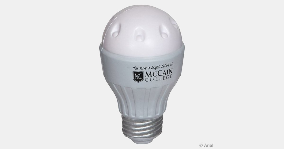 Stress Ball LED Light Bulb | MiniThrowBalls.com