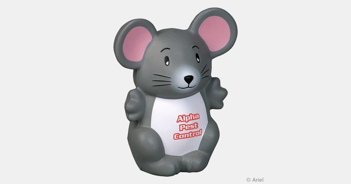 Stress Ball Mouse | MiniThrowBalls.com
