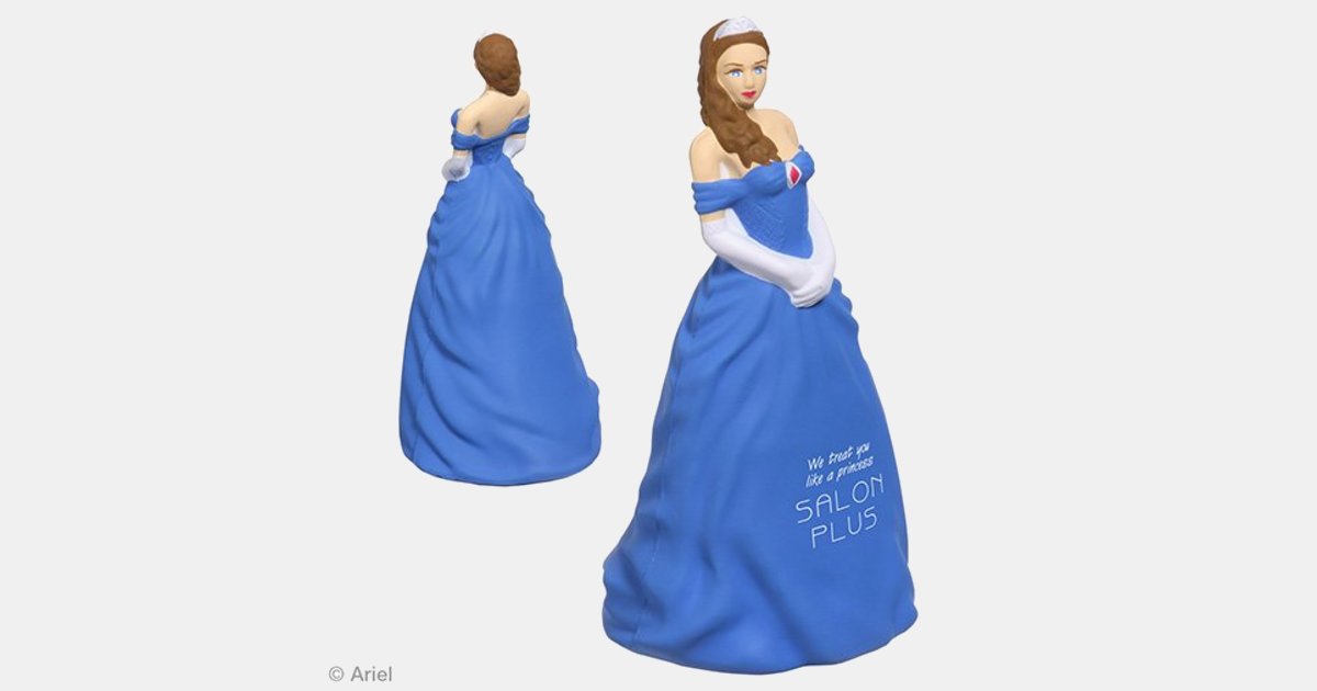 Stress Ball Princess | MiniThrowBalls.com