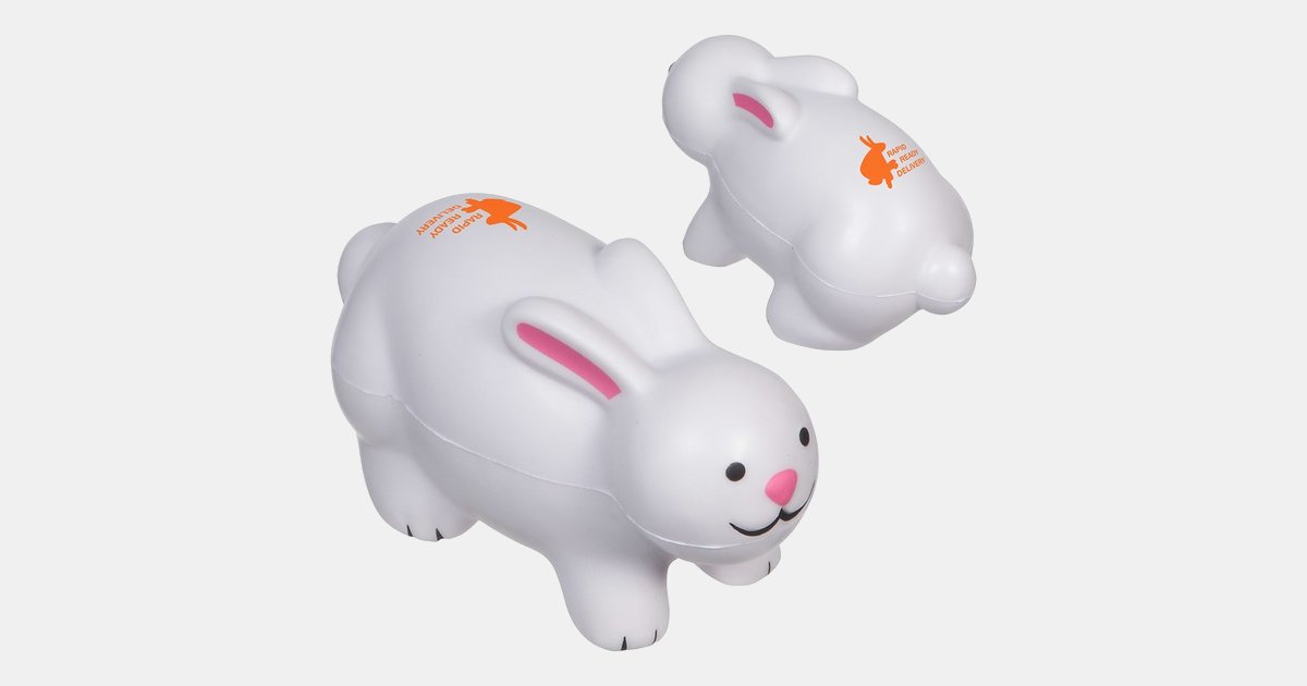 Stress Ball Rabbit | MiniThrowBalls.com