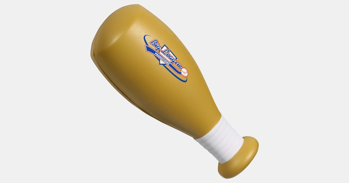 Stress Ball Baseball Bat | MiniThrowBalls.com