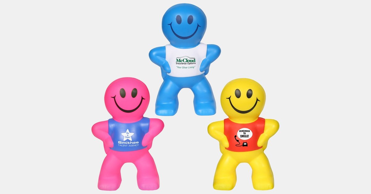 Stress Ball Captain Smiley | MiniThrowBalls.com