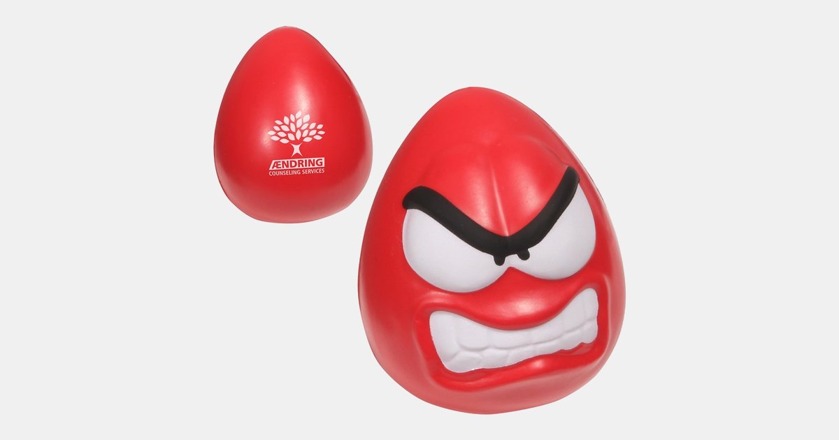 Stress Ball Mini Mood Maniac - Angry | MiniThrowBalls.com