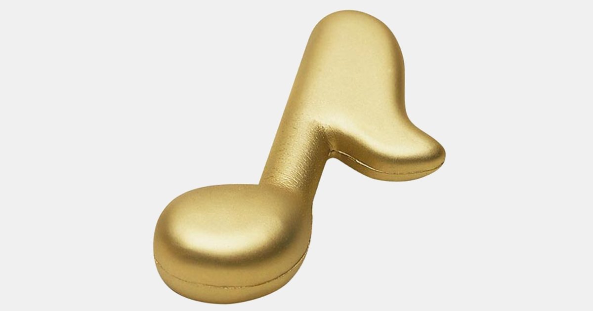 Stress Ball Musical Note | MiniThrowBalls.com